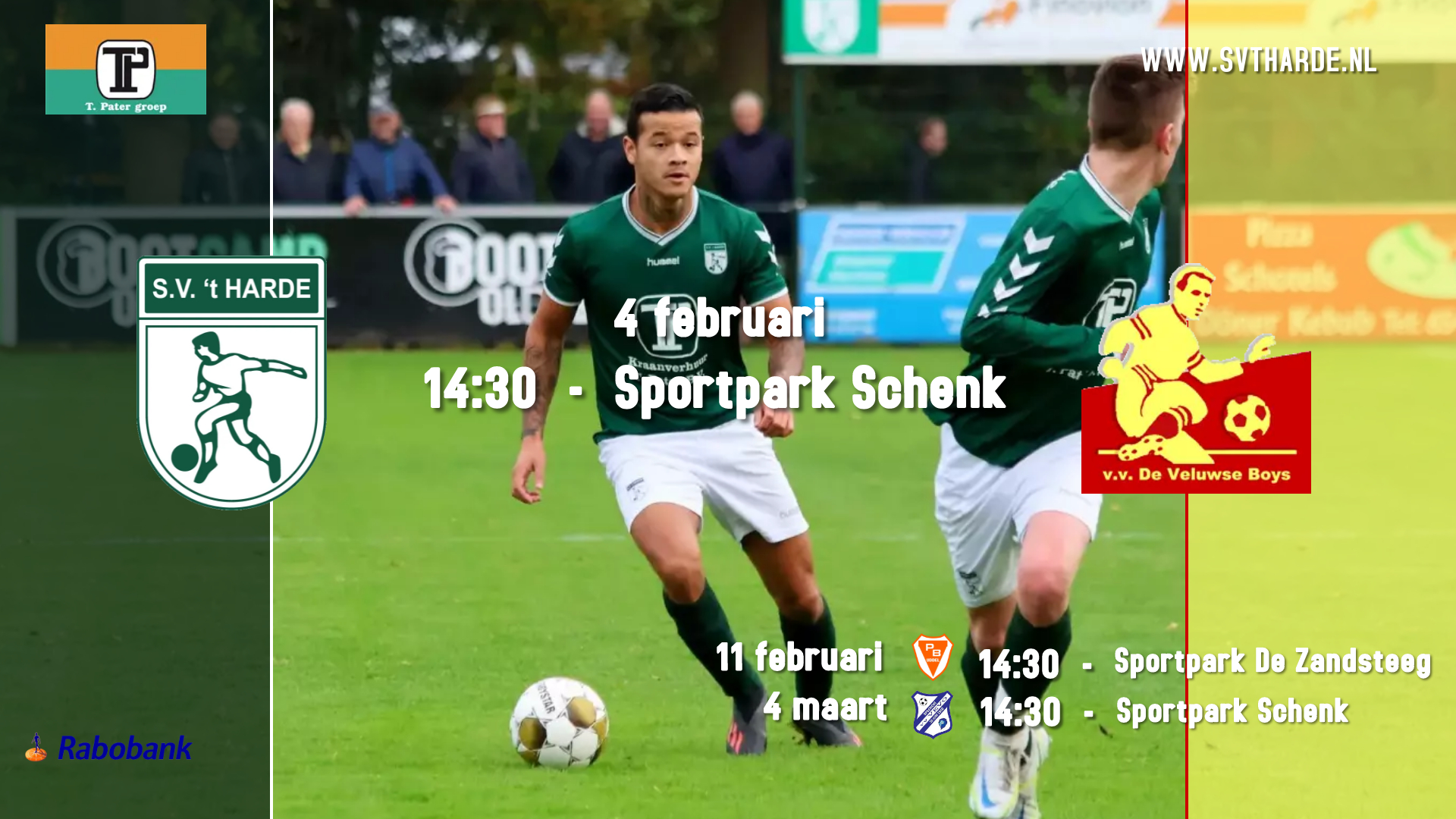 Voorbeschouwing S.V. ’t Harde – Veluwse Boys – S.V. ’t Harde